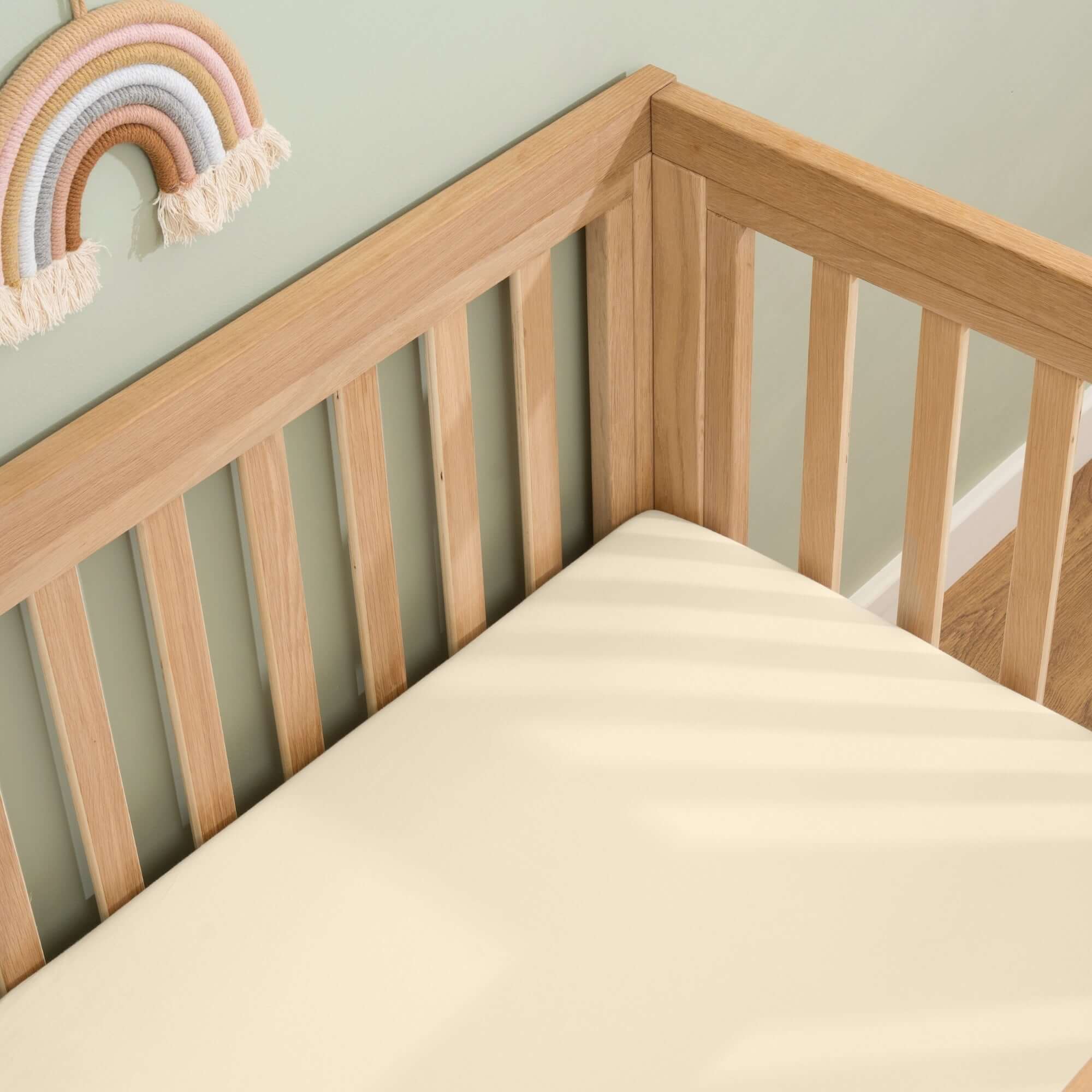 2 Pack Organic Cot Bed Sheets - 140 x 70 cm | Cot Bedding | Nursery ...