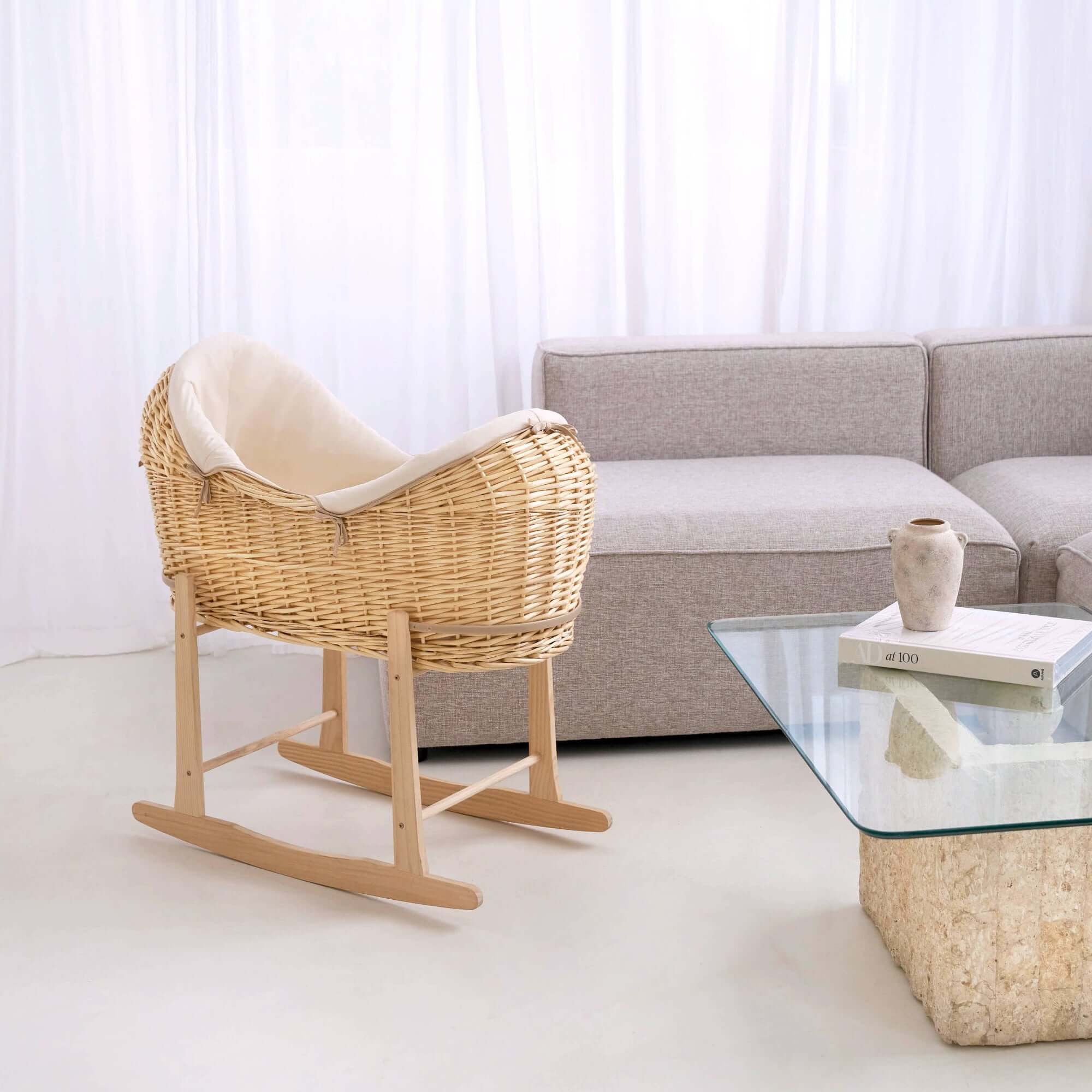 Organic Natural Noah Pod | Moses Baby Baskets & Bassinets | Nursery ...