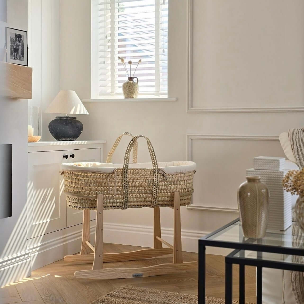 Organic Palm Moses Basket | Moses Baby Baskets & Bassinets | Organic ...